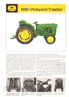 Tractorbrochures.com/John Deere 20 series