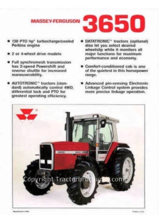 Tractorbrochures.com/Massey Ferguson 300 & 3000 series